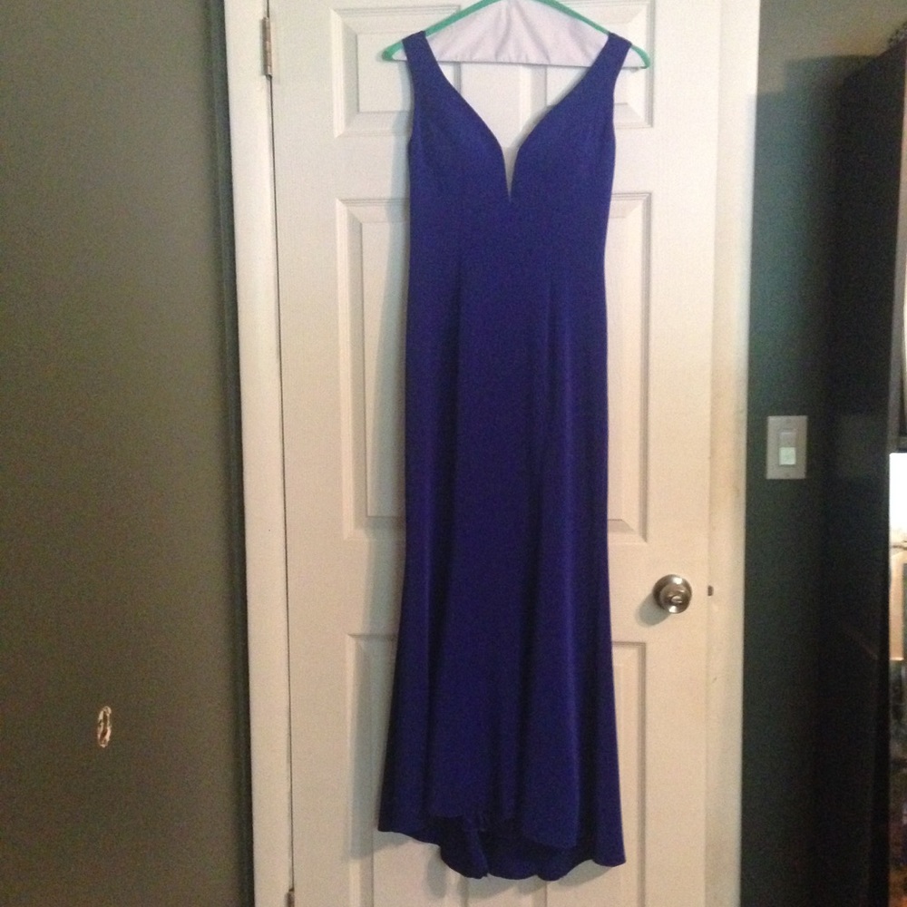 Eureka Royal Blue Mermaid Evening Dress - Gem